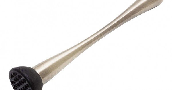 Stainless Steel 23cm Muddler Antique Brass Plated (3654)