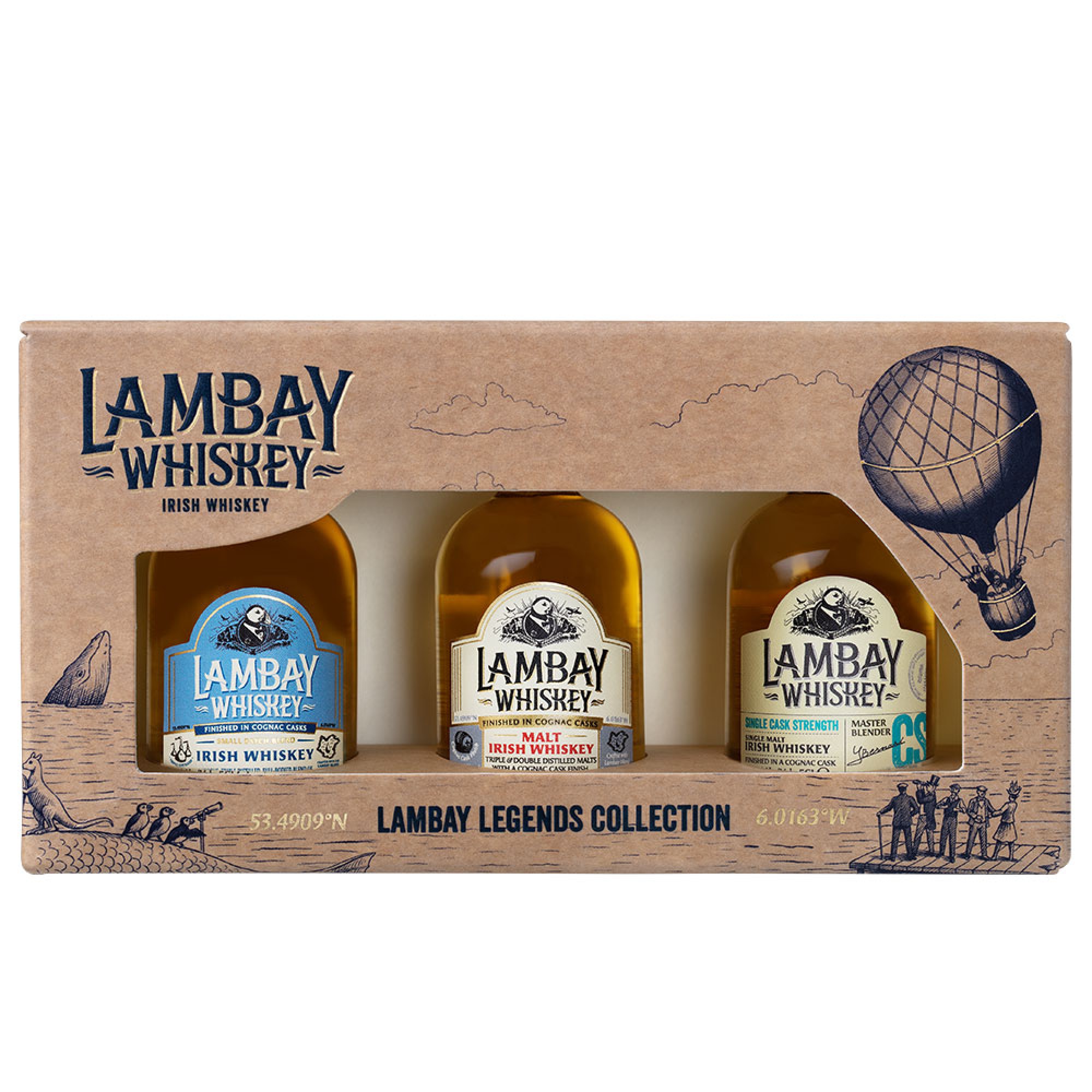 Lambay Legends Collection Miniature Pack 3x5cl